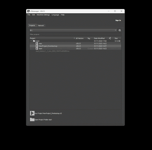 Project Structure And History Files