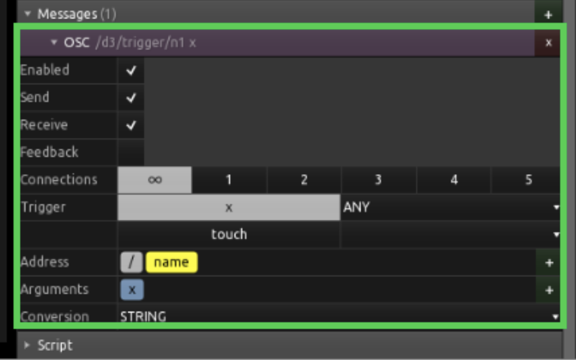How to trigger Unreal sequence via OSC